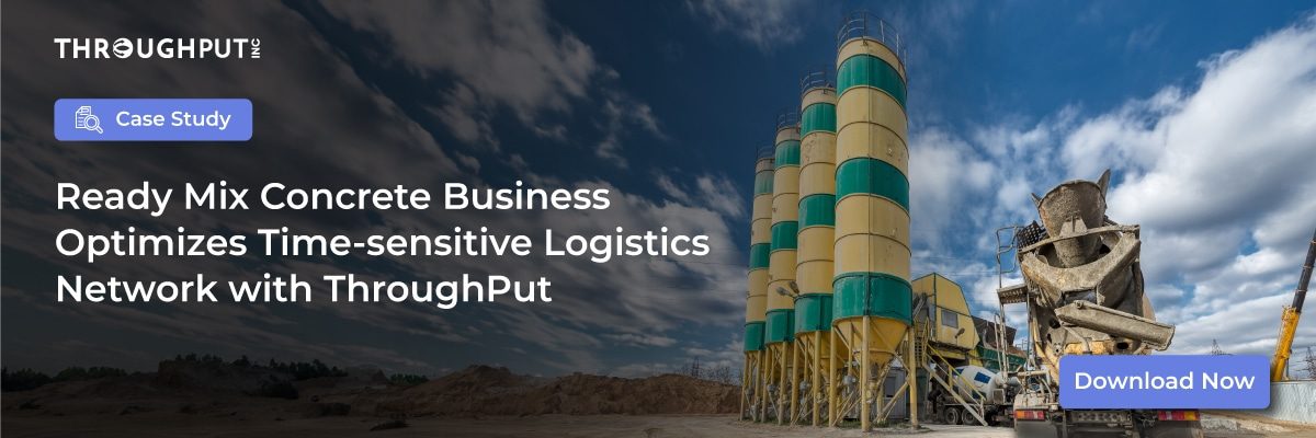 How to Optimize Ready Mix Concrete Logistics with ThroughPut